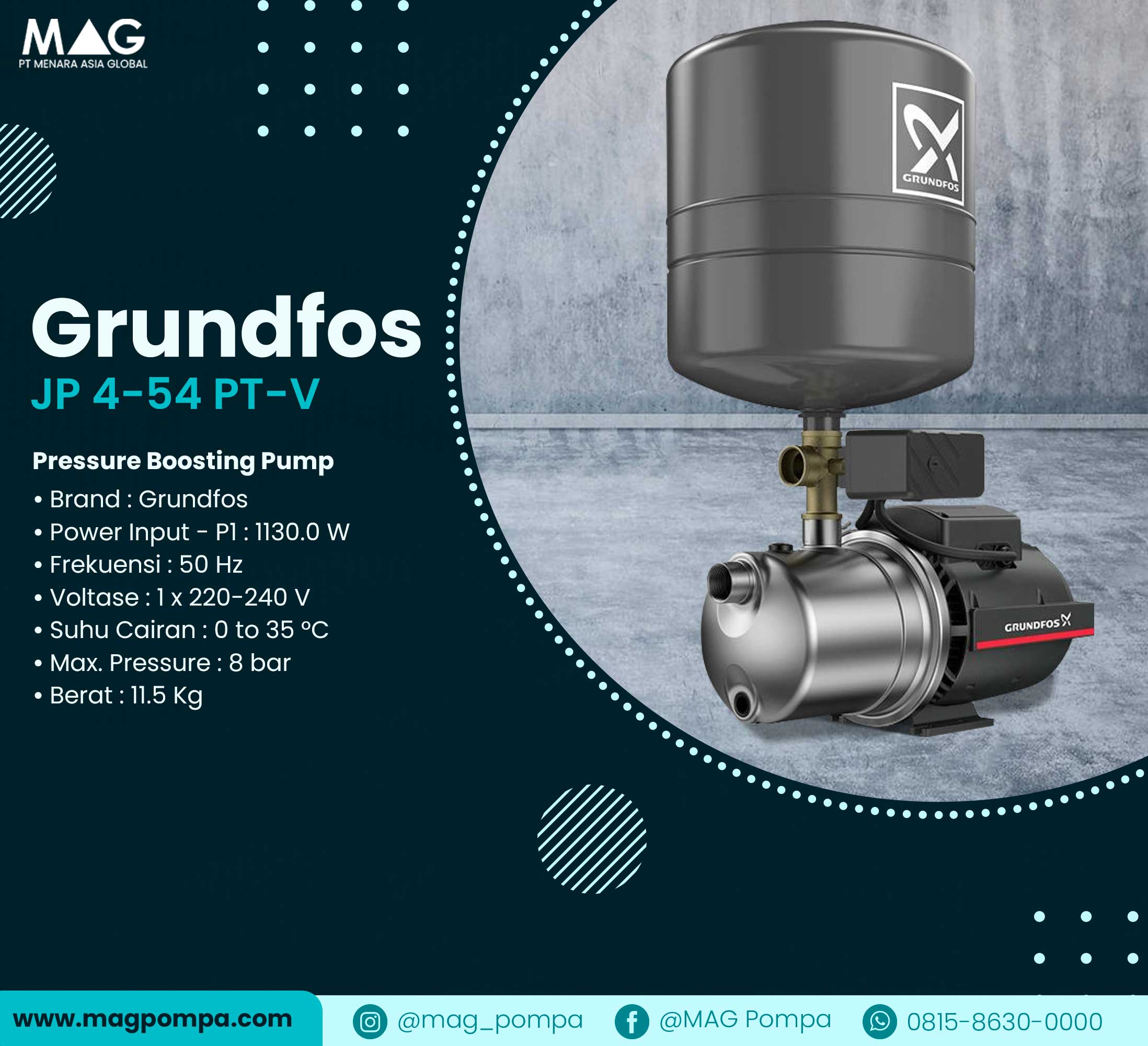 Grundfos JP 4-54 PT-V